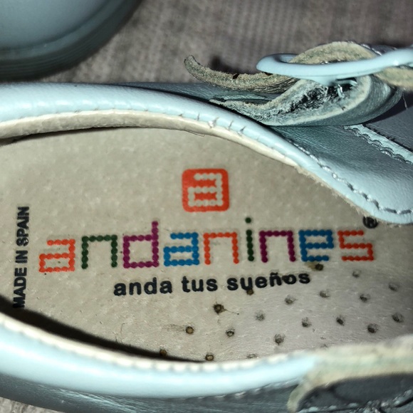 Andadines | Shoes | 7 Girls Andanines From Spain Shoes Blue Leather ...